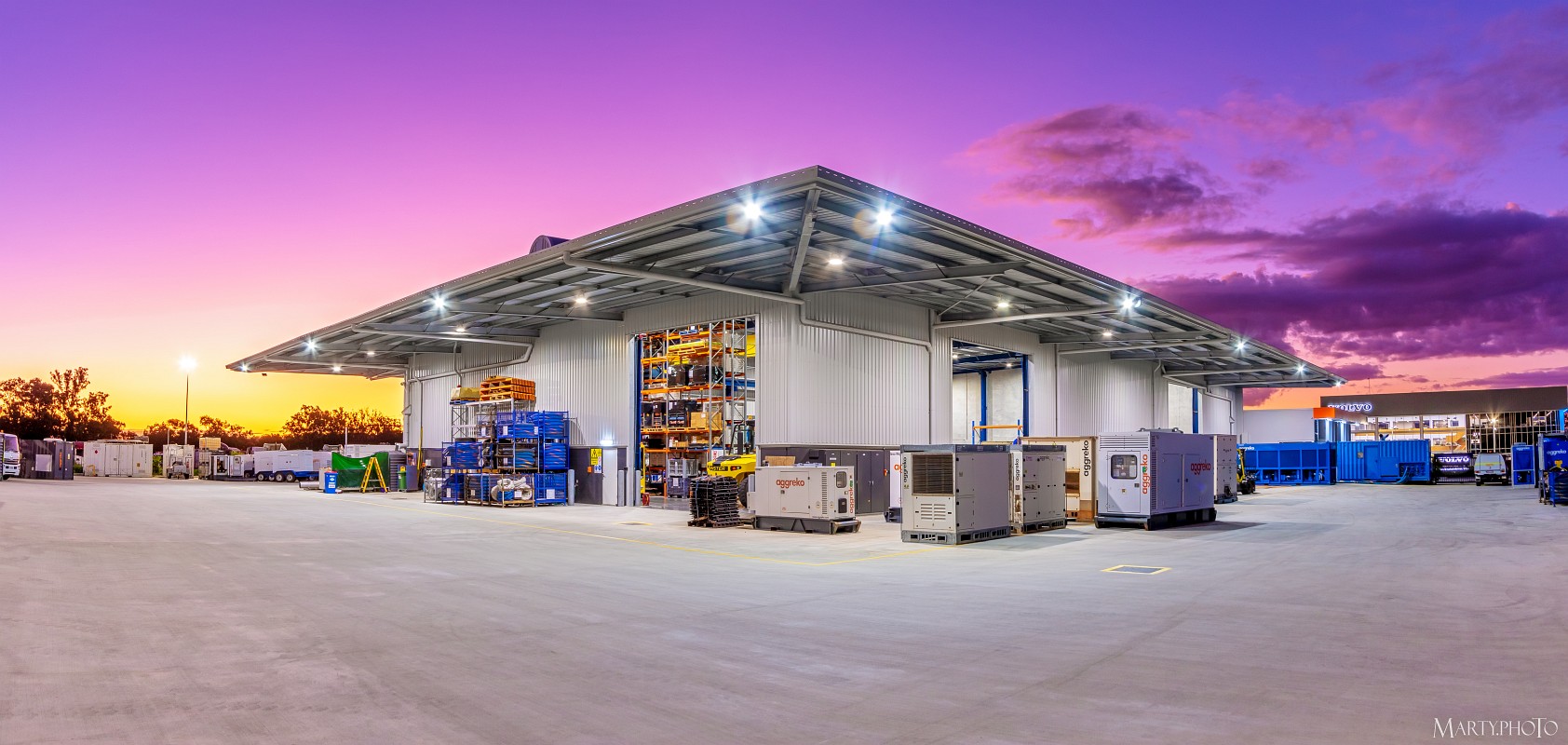 Aggreko - Spaceframe Design + Construct Solutions